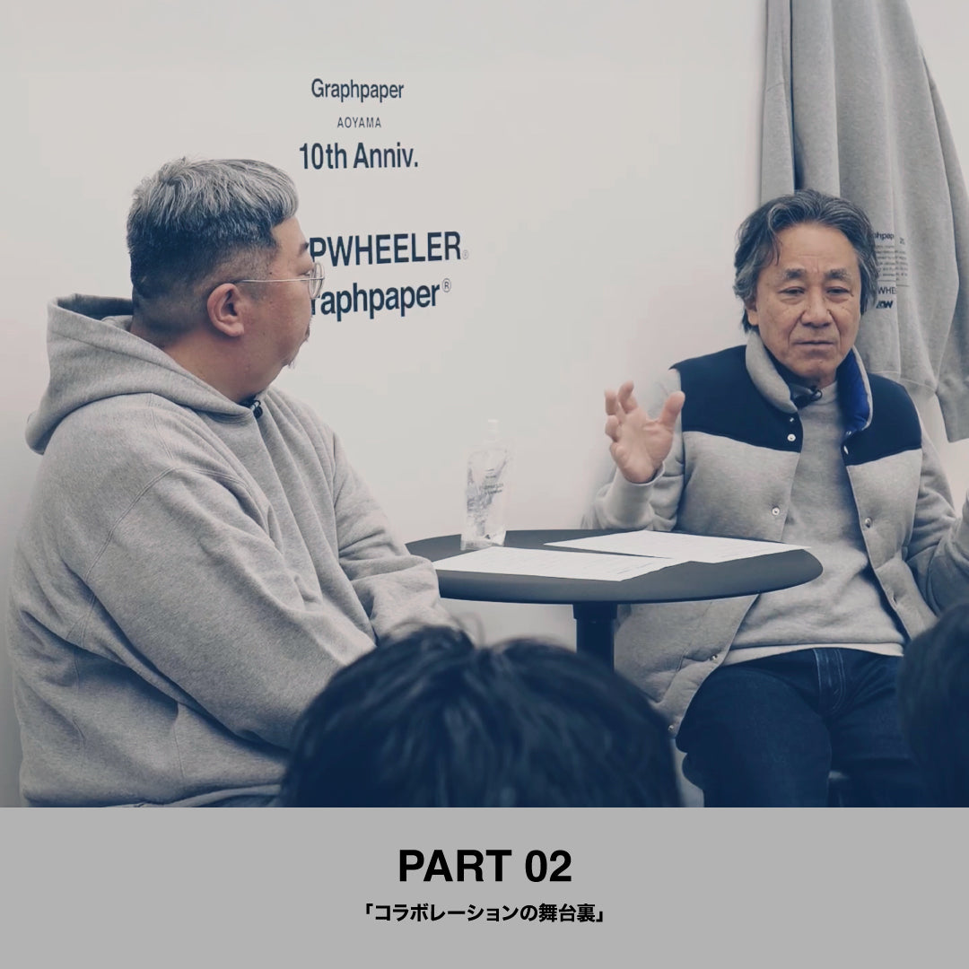 LOOPWHEELER コラボレーションの舞台裏 – Graphpaper